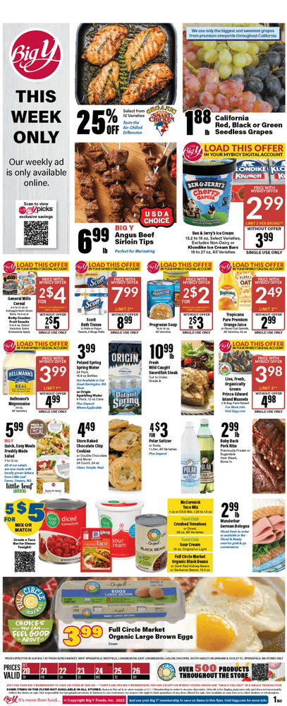 Big Y Weekly Ad Oct 20 – Oct 26, 2022
