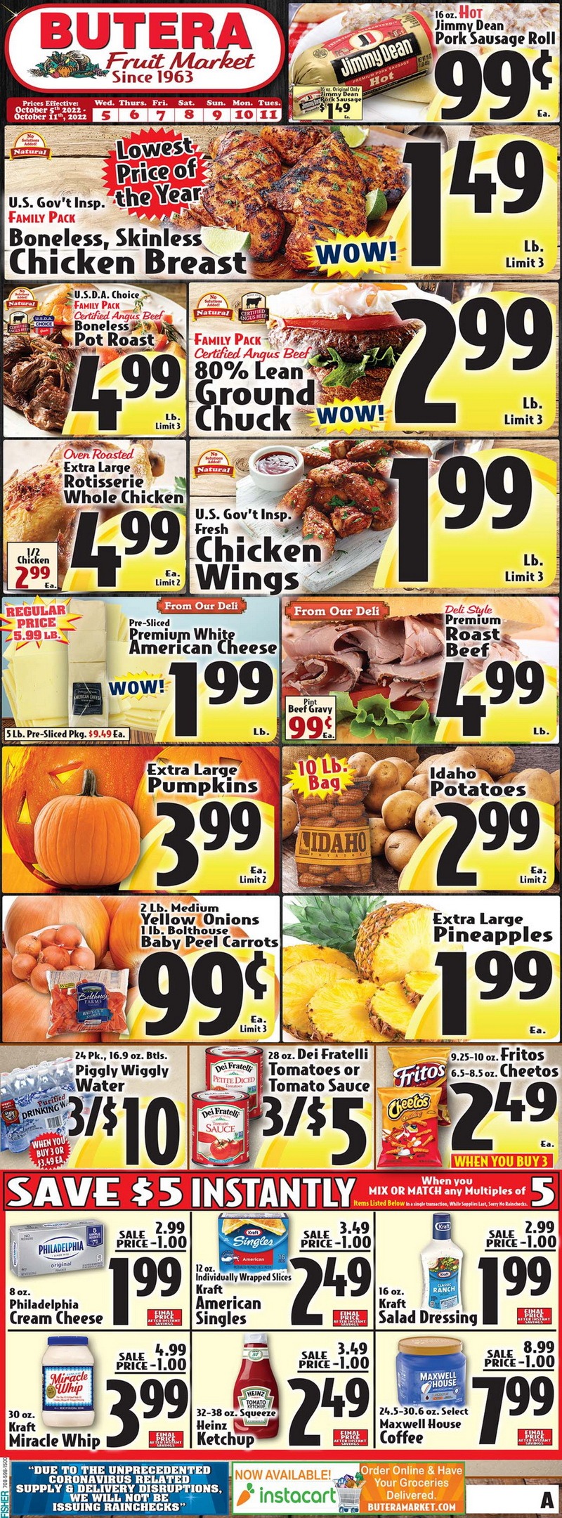 Butera Weekly Ad Oct 05– Oct 11, 2022