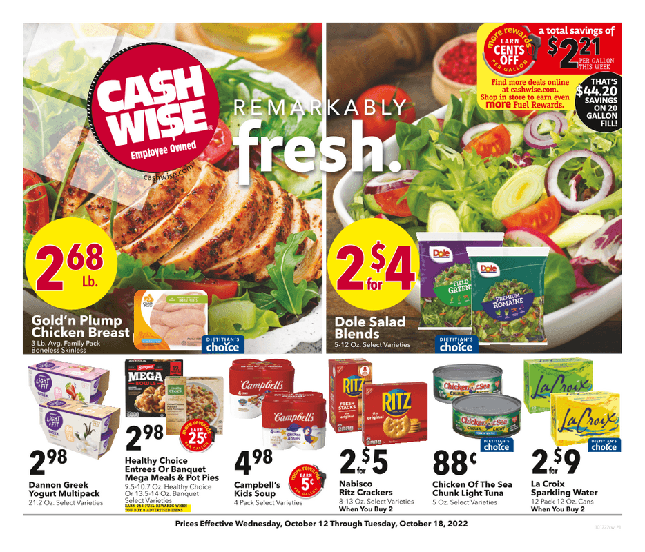 Cash Wise Weekly Ad Oct 12 – Oct 18, 2022