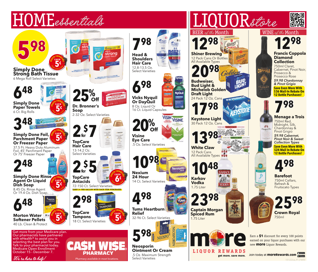 Cash Wise Weekly Ad Oct 12 – Oct 18, 2022