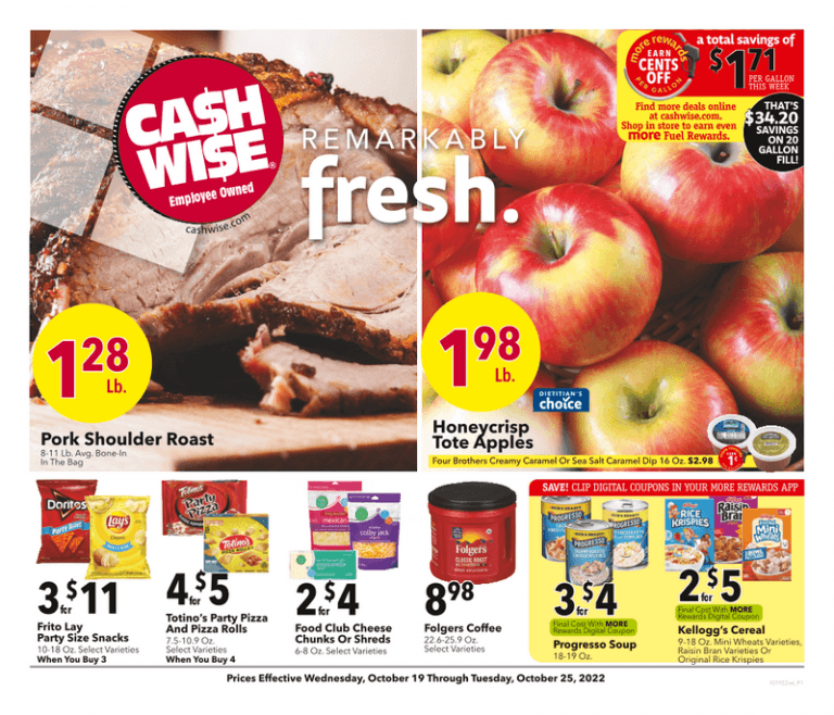 Cash Wise Weekly Ad Oct 19 – Oct 25, 2022