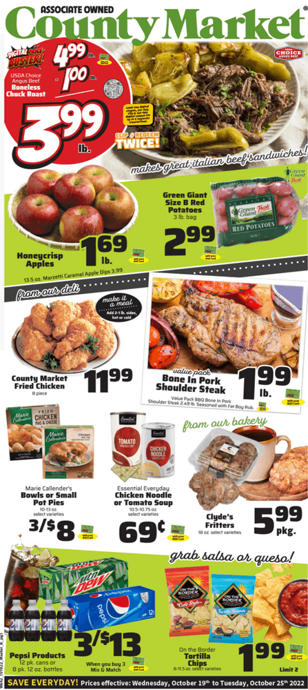County Market Weekly Ad Oct 19 – Oct 25, 2022