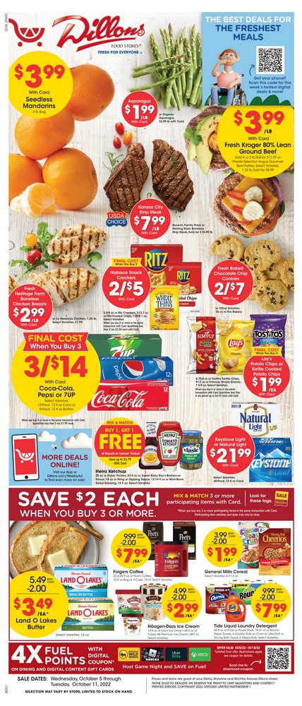 Dillons Weekly Ad Oct 05 – Oct 11, 2022 (Halloween Promotion Included)