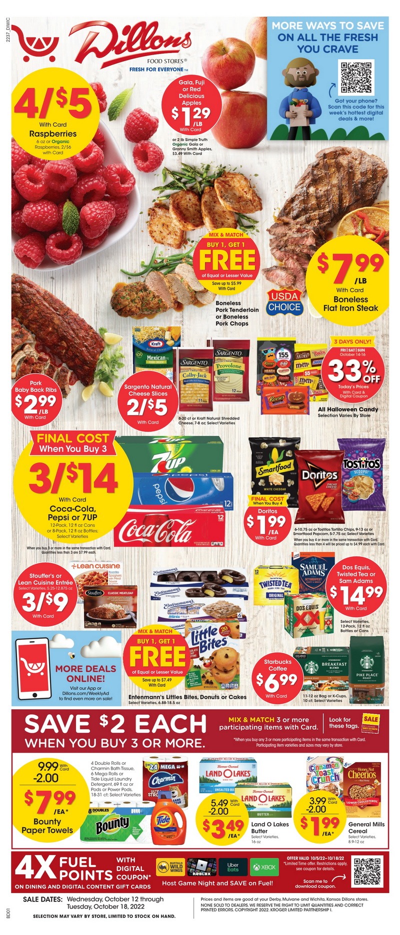Dillons Weekly Ad Oct 12 – Oct 18, 2022 (Halloween Promotion Included)