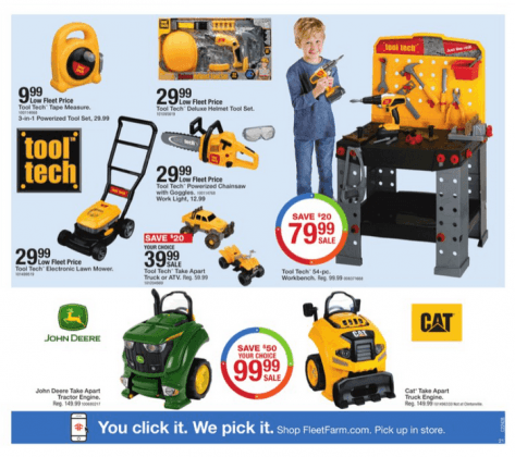 Fleet Farm Monthly Toyland Ad Oct 15 – Nov 12, 2022