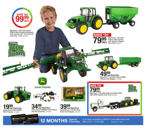 Fleet Farm Monthly Toyland Ad Oct 15 – Nov 12, 2022