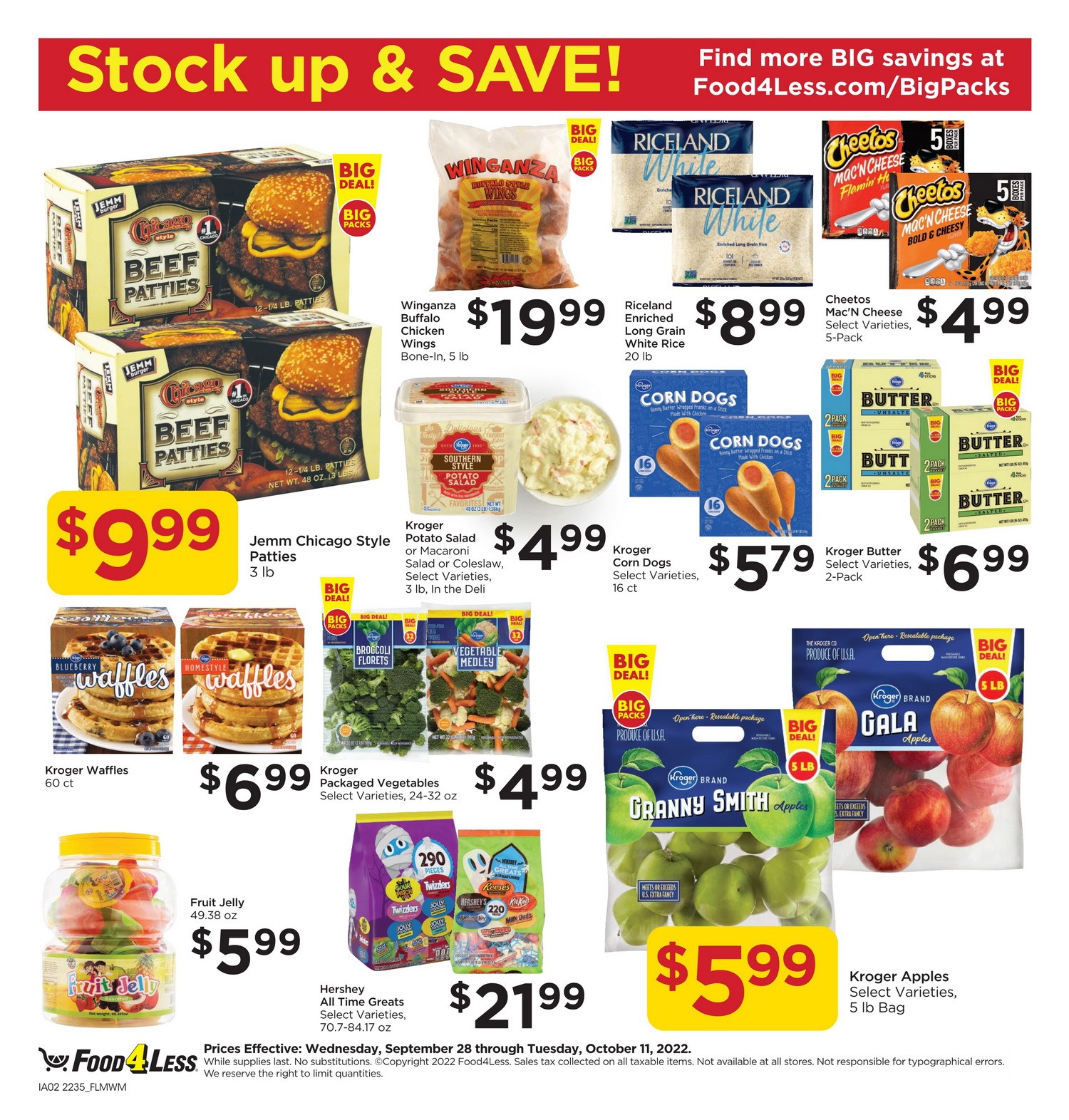 Food 4 Less Weekly Ad Oct 05 – Oct 11, 2022