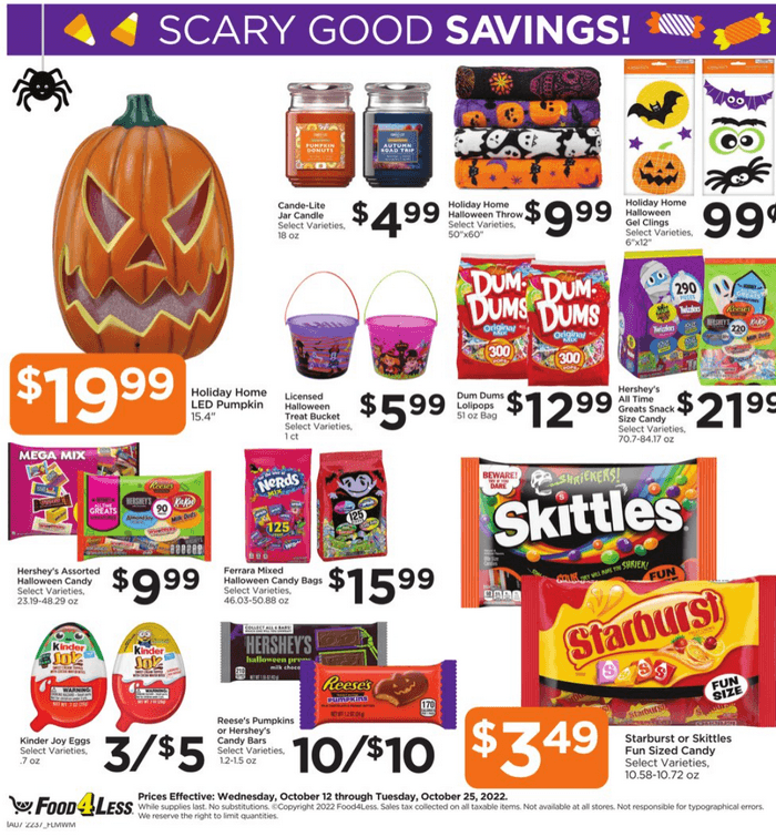 Food 4 Less Weekly Ad Oct 12 – Oct 18, 2022