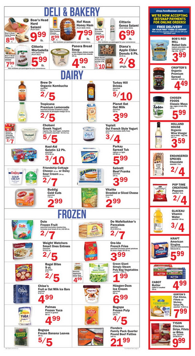 Food Bazaar Weekly Ad Oct 13 – Oct 19, 2022