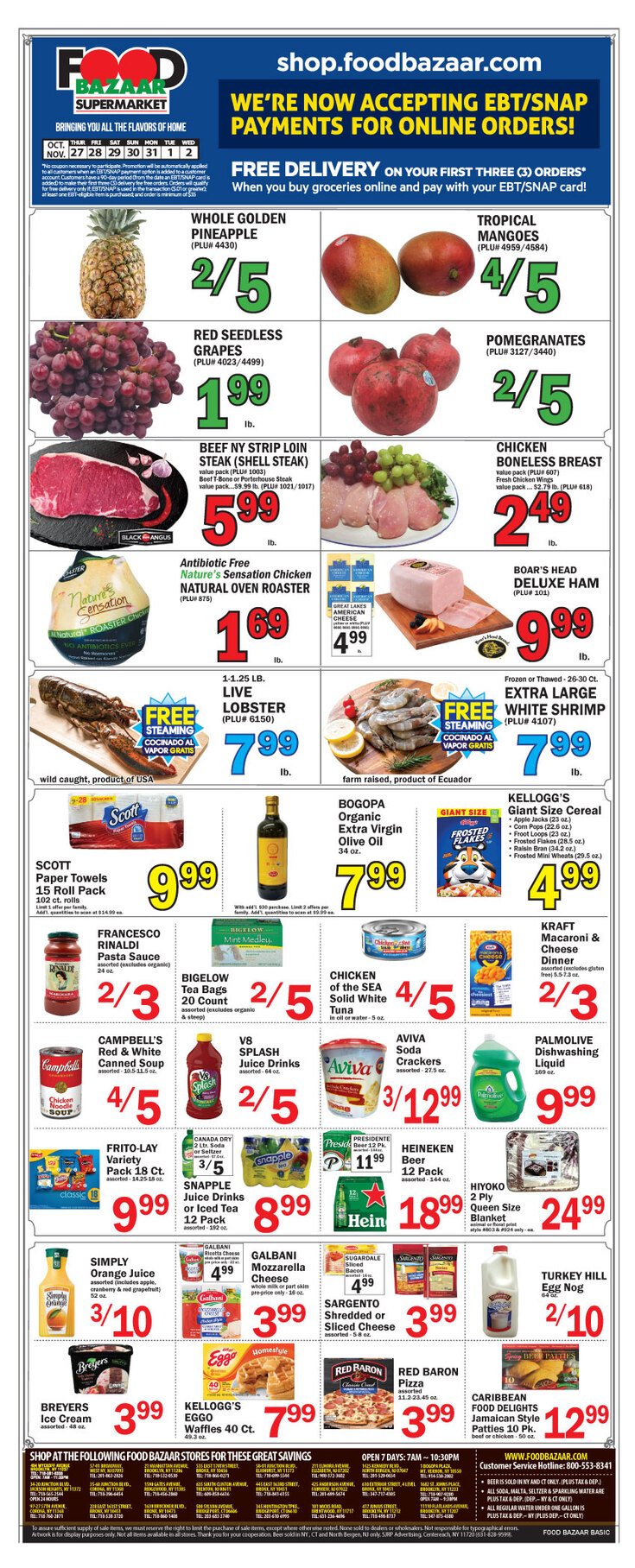 Food Bazaar Weekly Ad Oct 27 – Nov 02, 2022