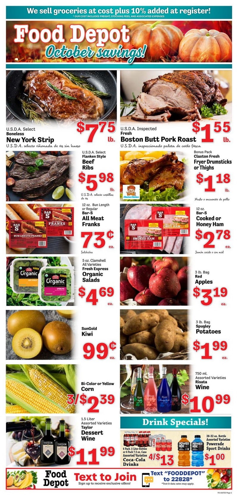 Food Depot Weekly Ad Oct 17 – Oct 23, 2022