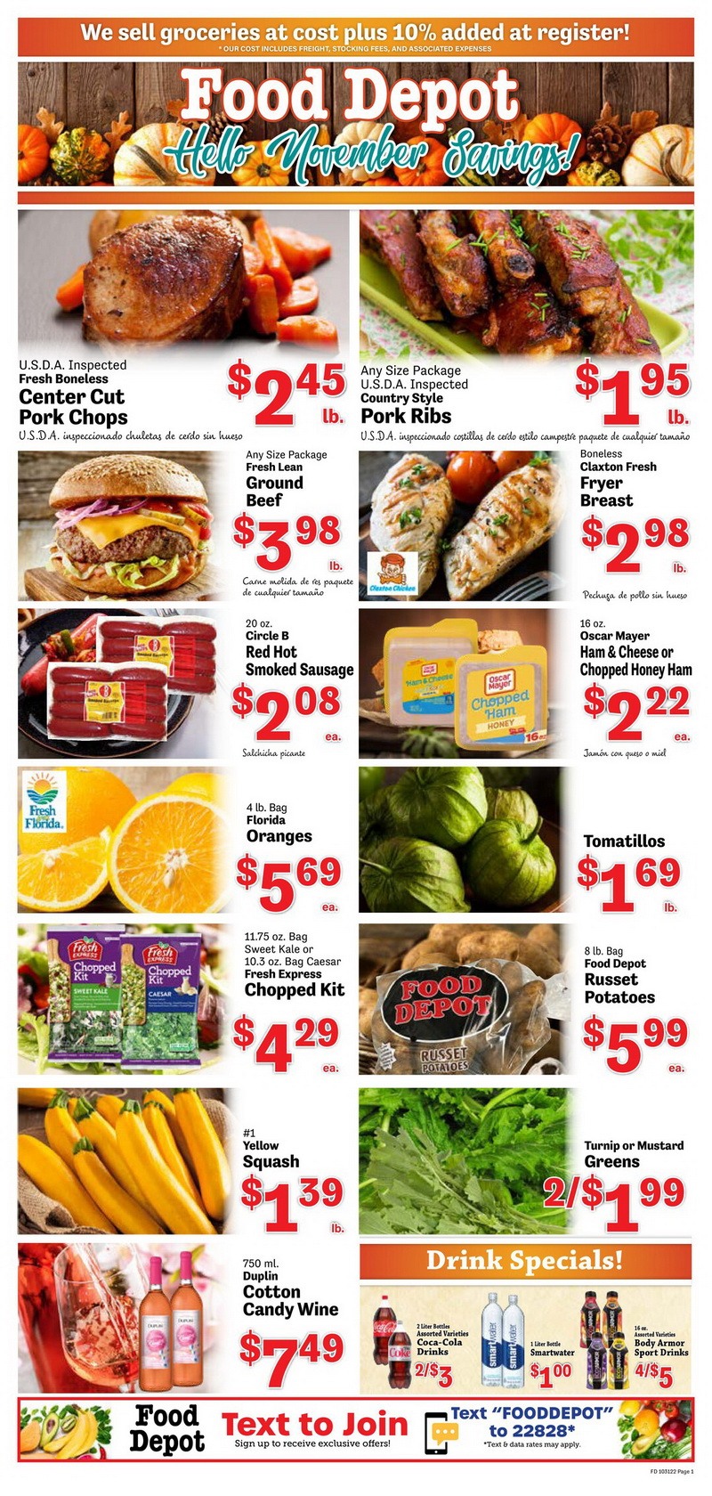 Food Depot Weekly Ad Oct 31 – Nov 06, 2022