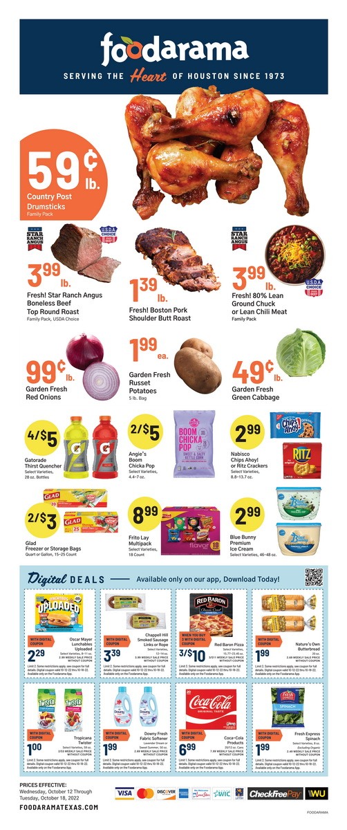 Foodarama Weekly Ad Oct 12 – Oct 18, 2022