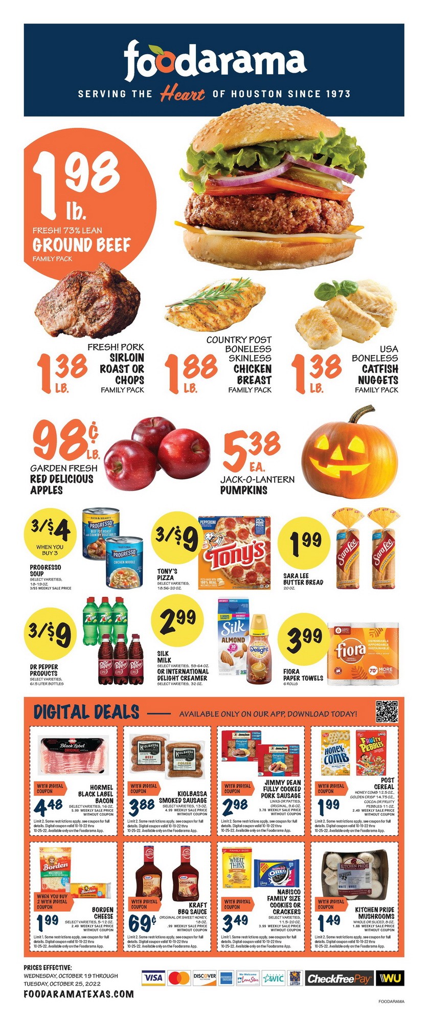 Foodarama Weekly Ad Oct 19 – Oct 25, 2022