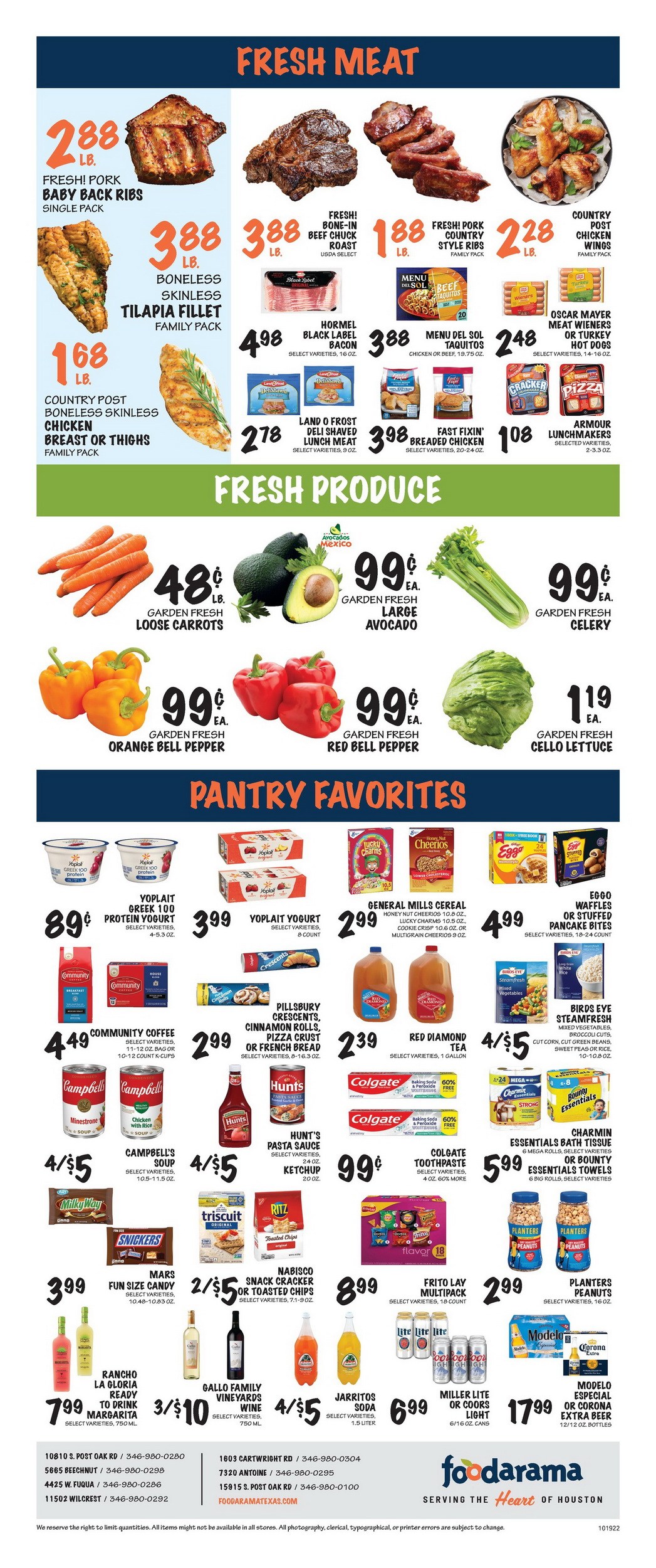 Foodarama Weekly Ad Oct 26 – Nov 01, 2022