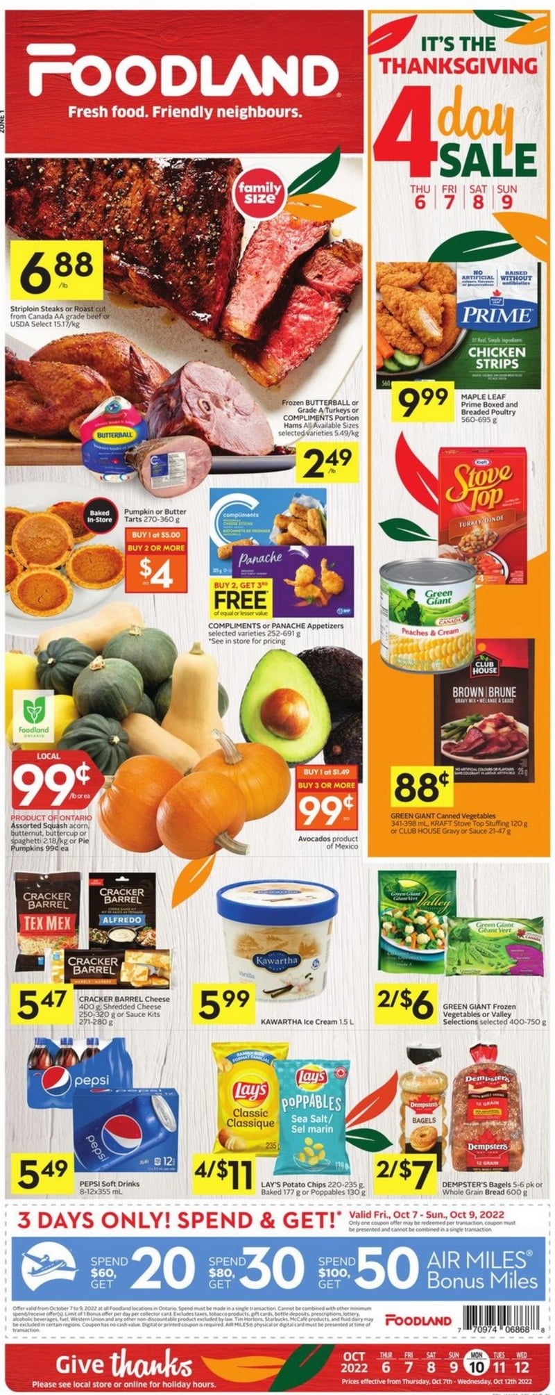 Foodland(Canada) Weekly Ad Oct 06 – Oct 12, 2022