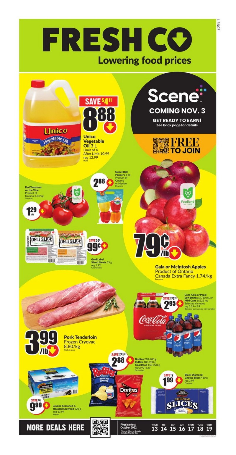FreshCo Weekly Ad Oct 13 – Oct 19, 2022