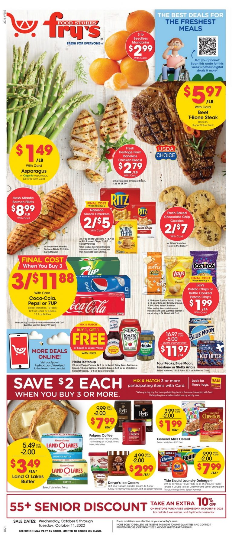 Fry's Food Weekly Ad Oct 05 – Oct 11, 2022