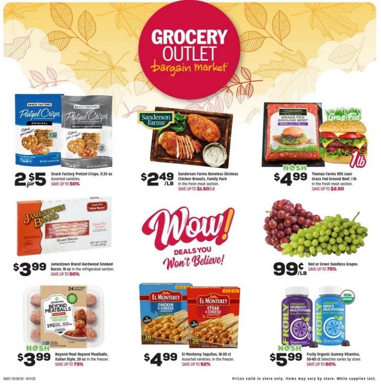 Grocery Outlet Weekly Ad Oct 05 – Oct 11, 2022