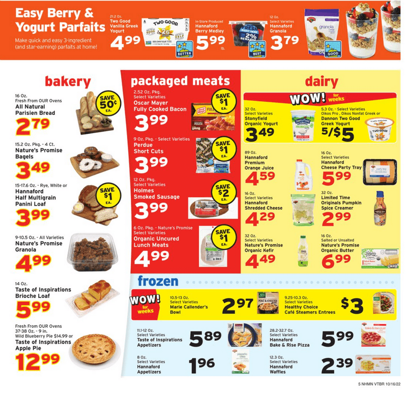 Hannaford Weekly Ad Oct 16 – Oct 22, 2022