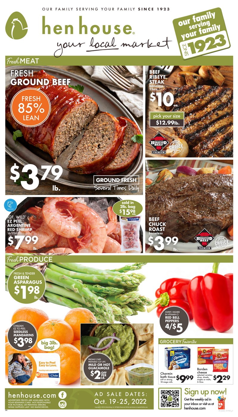 Hen House Weekly Ad Oct 19 – Oct 25, 2022