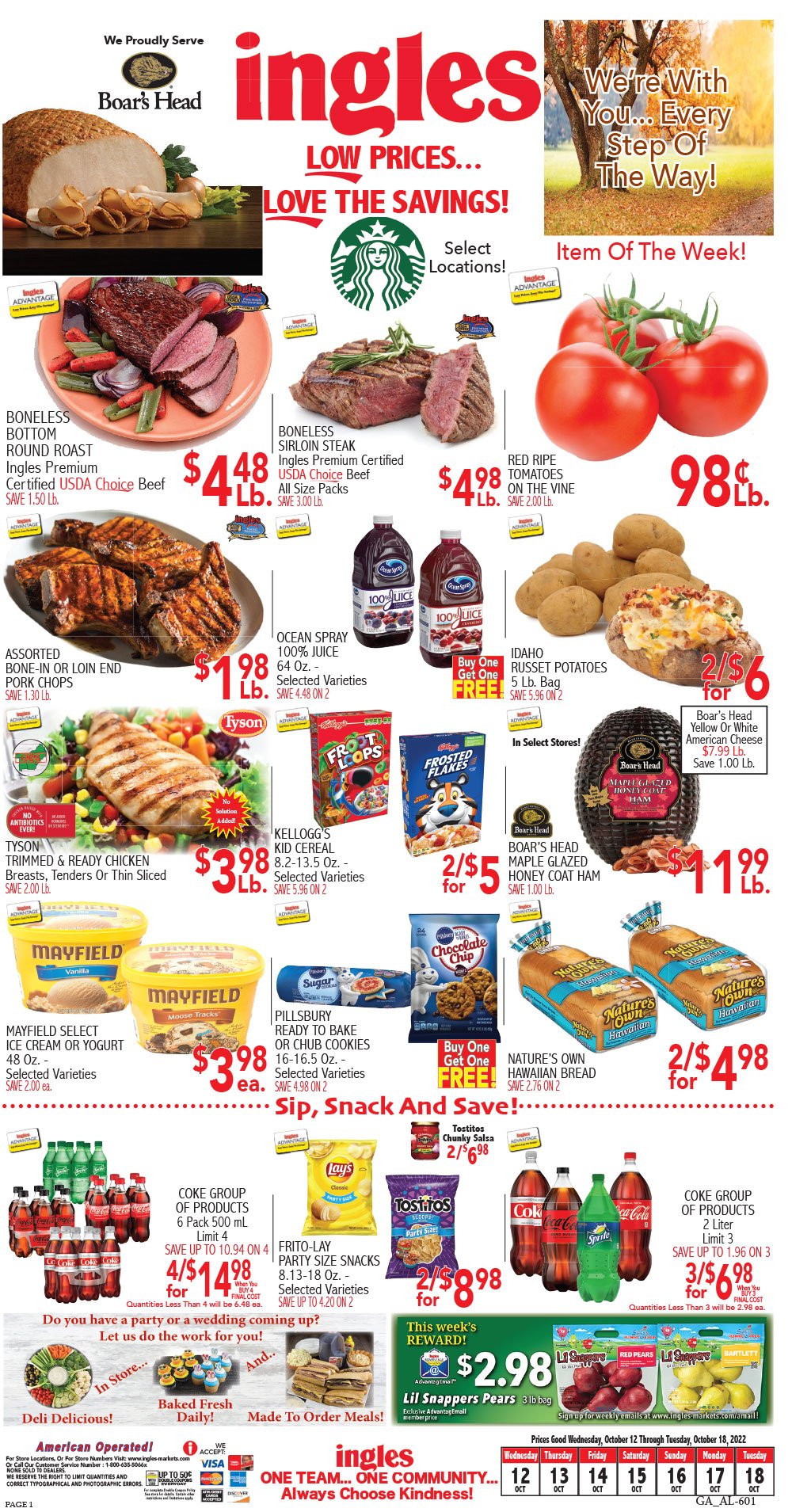 Ingles Weekly Ad Oct 12 – Oct 18, 2022