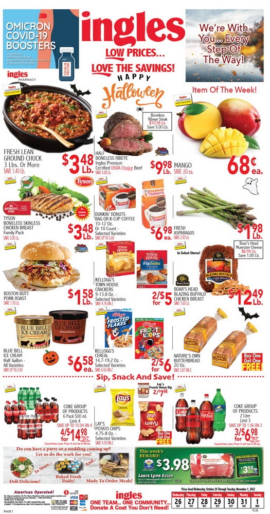 Ingles Weekly Ad Oct 26 – Nov 01, 2022