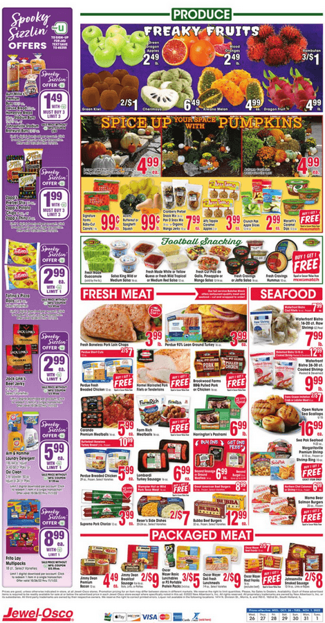 Jewel Osco Weekly Ad Oct 26 – Nov 01, 2022 (Halloween Promotion Included)
