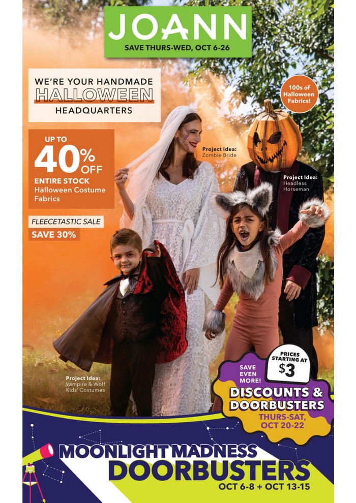 Jo-Ann Weekly Ad Oct 08 – Oct 26, 2022