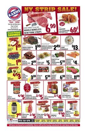 Karns Quality Foods Weekly Ad Oct 18 – Oct 24, 2022