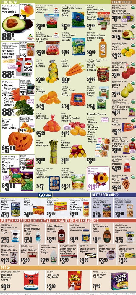 Key Food Weekly Flyer Oct 14 – Oct 20, 2022