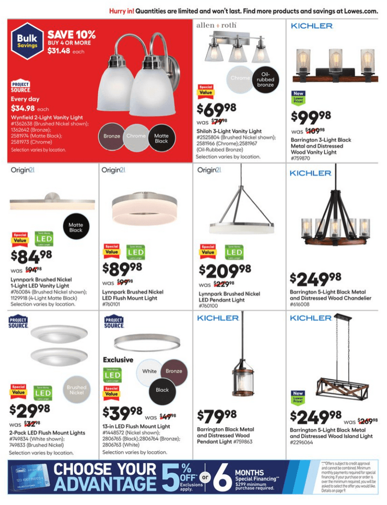 Lowe's Weekly Ad Oct 27 – Nov 02, 2022 (Black Friday Promotion Included)