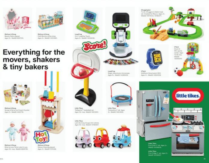 Macy's October Toy Book Oct 17 – Dec 23, 2022