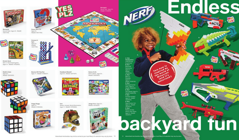Macy's October Toy Book Oct 17 – Dec 23, 2022