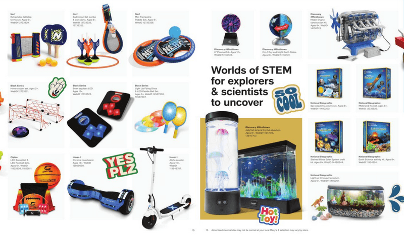 Macy's October Toy Book Oct 17 – Dec 23, 2022