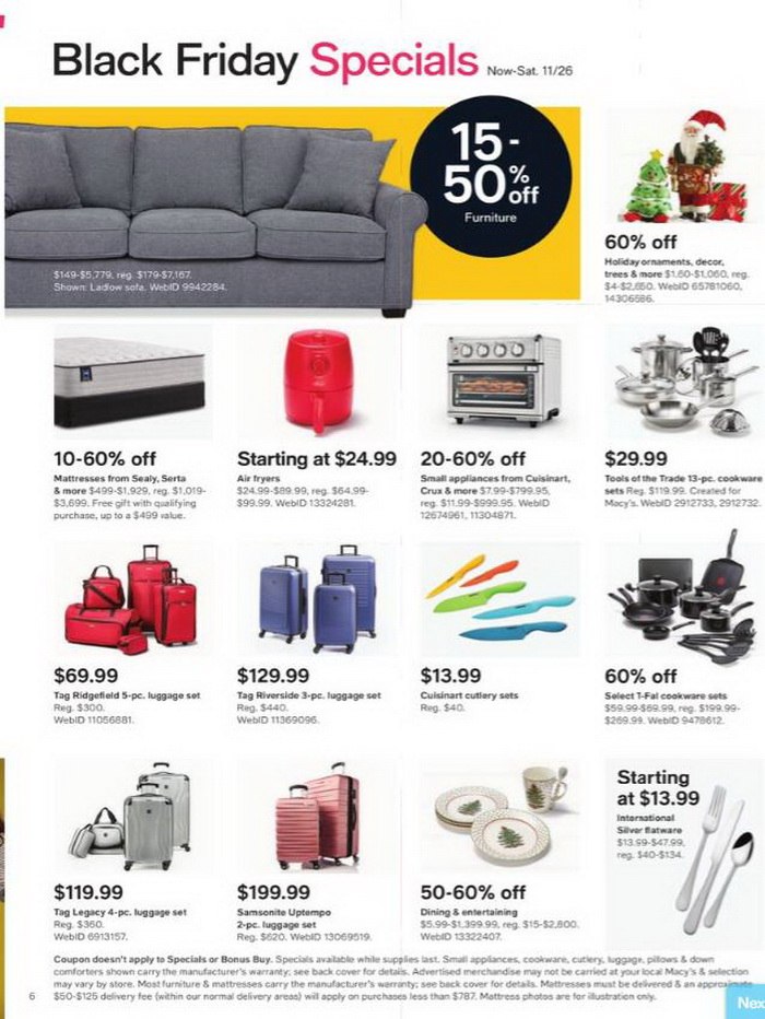Macy's Black Friday Flyer Sales Oct 25 – Nov 26, 2022