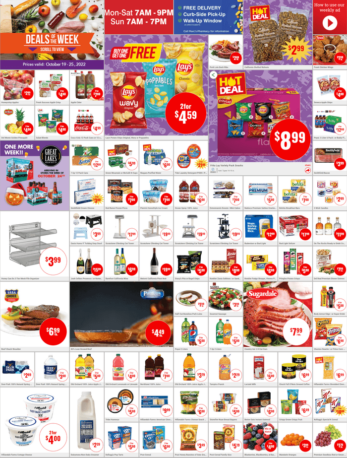 Marc's Weekly Ad Oct 19 – Oct 25, 2022