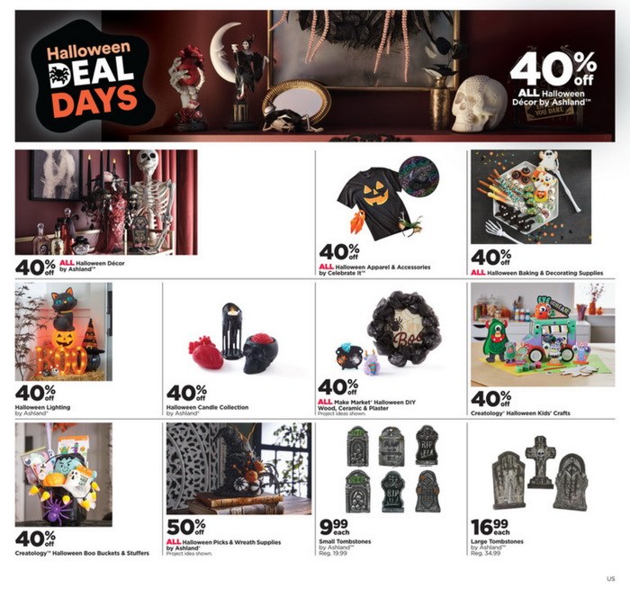 Michaels Weekly Ad Oct 03 – Oct 08, 2022 (Halloween Promotion Included)