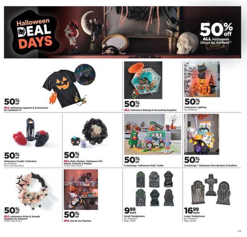 Michaels Weekly Ad Oct 09 – Oct 15, 2022 (Halloween Promotion Included)