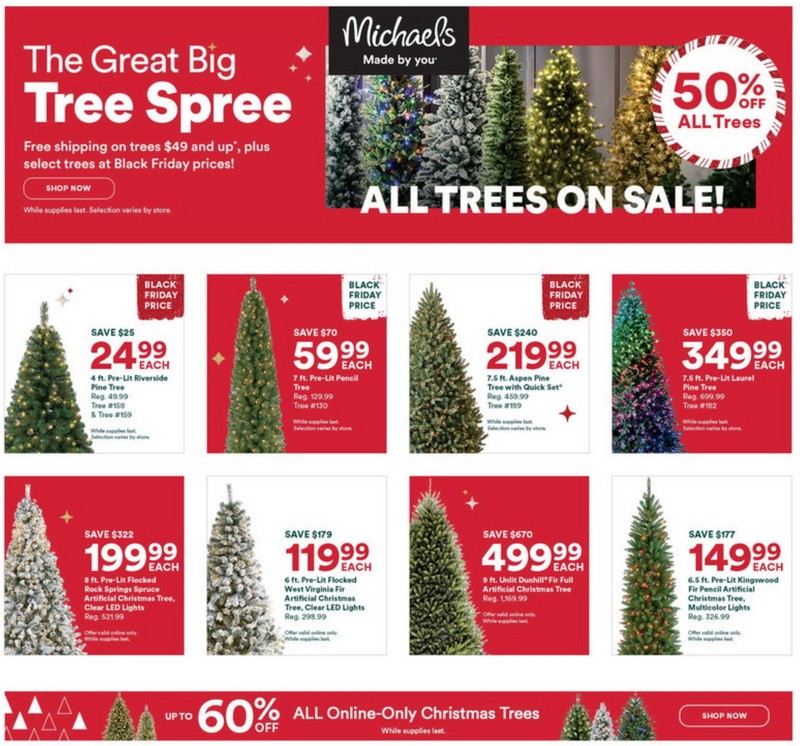 Michaels Weekly Ad Oct 30 – Nov 05, 2022 (Christmas Promotion Included)