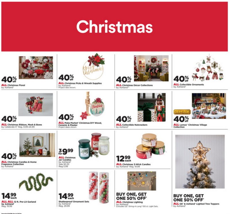 Michaels Weekly Ad Oct 30 – Nov 05, 2022 (Christmas Promotion Included)