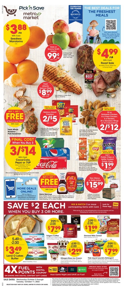 Pick 'n Save Weekly Ad Oct 05 – Oct 11, 2022 (Halloween Promotion Included)