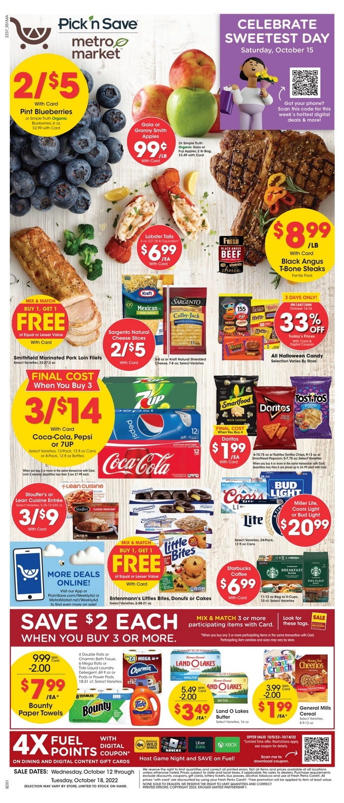 Pick 'n Save Weekly Ad Oct 12 – Oct 18, 2022 (Halloween Promotion Included)