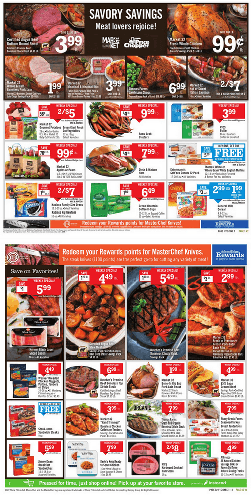 Price Chopper Weekly Ad Oct 30 – Nov 05, 2022