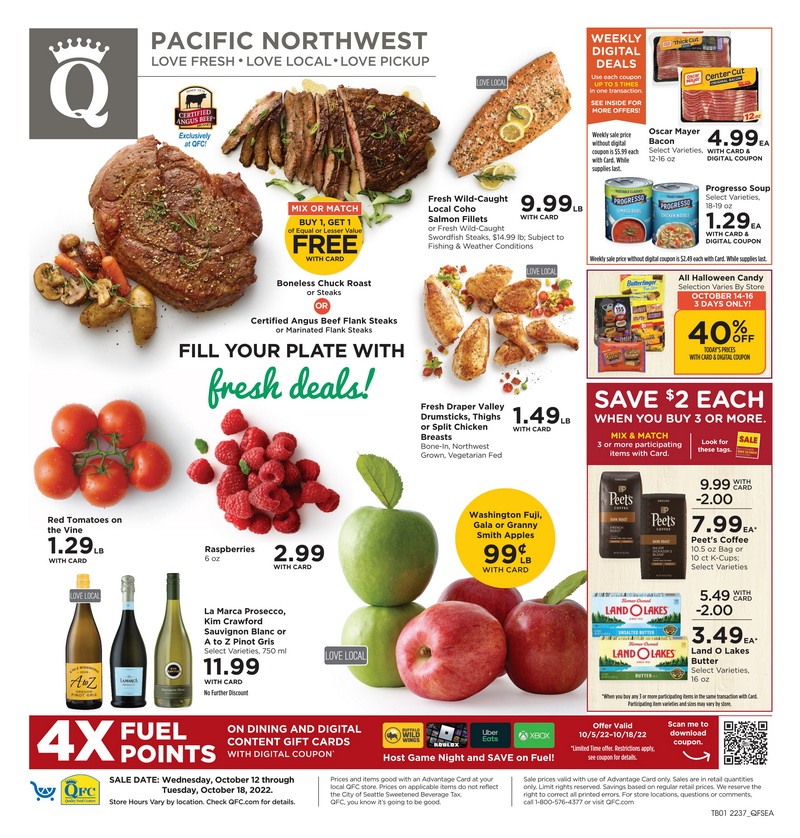 QFC Weekly Ad Oct 12 – Oct 18, 2022 (Halloween Promotion Included)