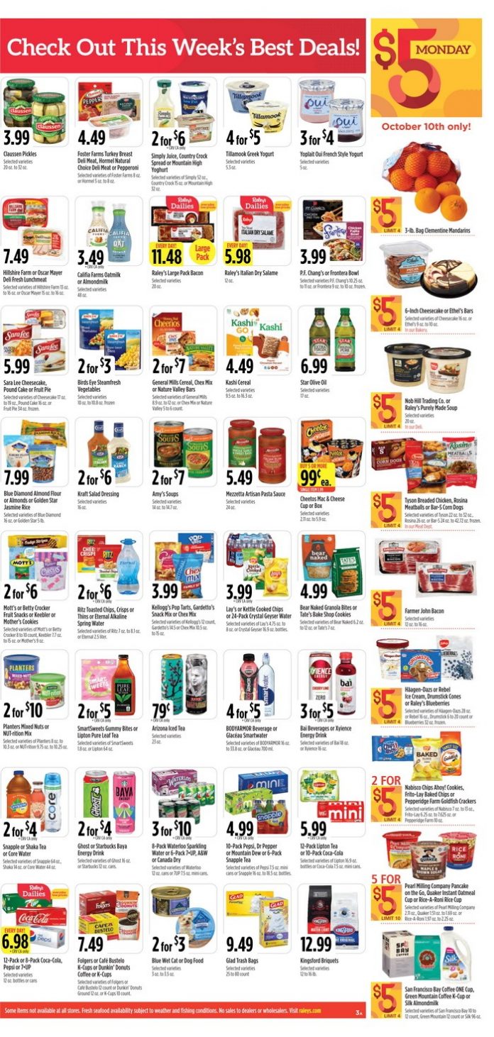 Raley's Supermarkets Weekly Ad Oct 05 – Oct 11, 2022
