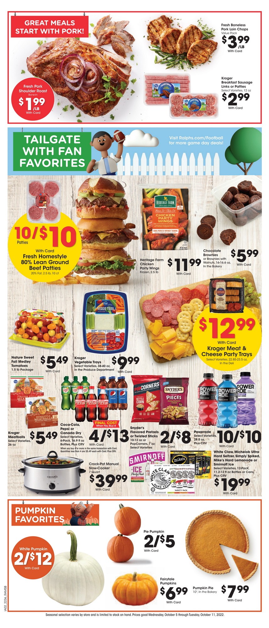 Ralphs Weekly Ad Oct 05 – Oct 11, 2022