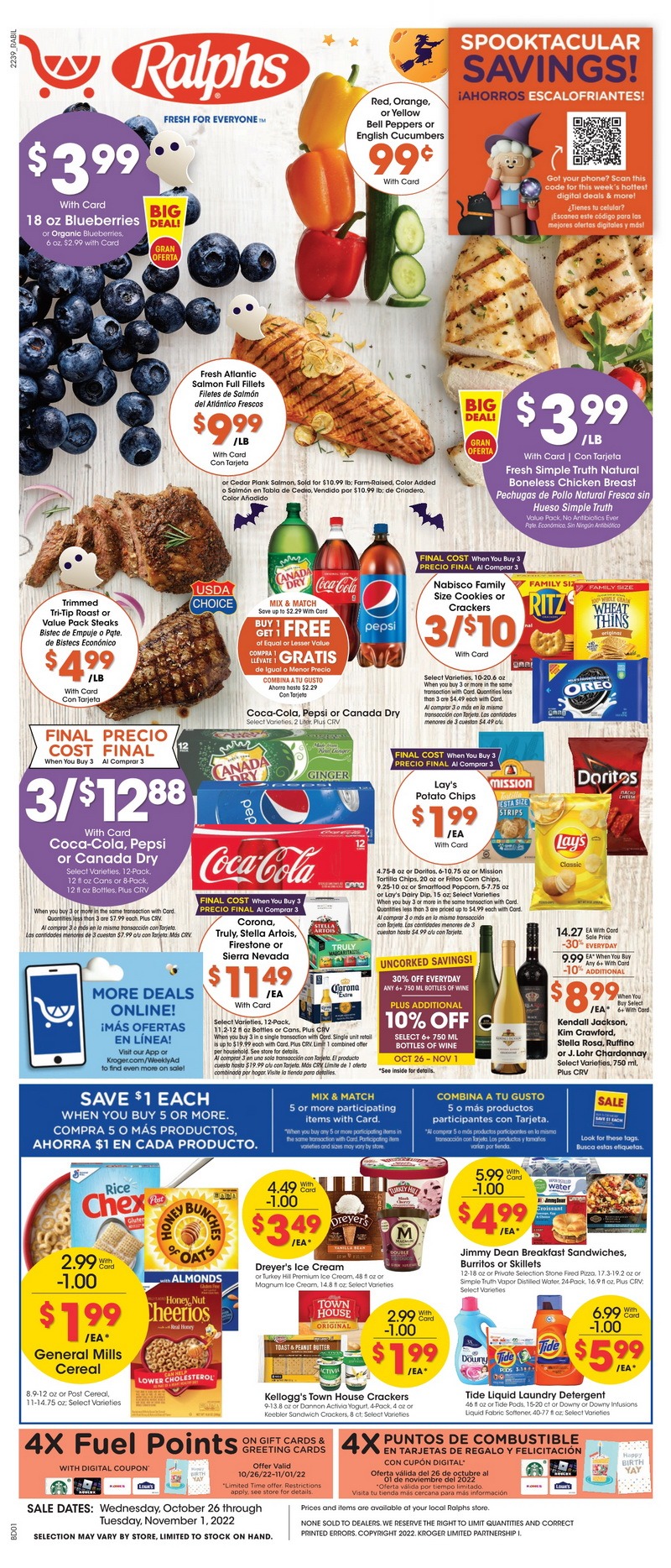 Ralphs Weekly Ad Oct 26 – Nov 01, 2022
