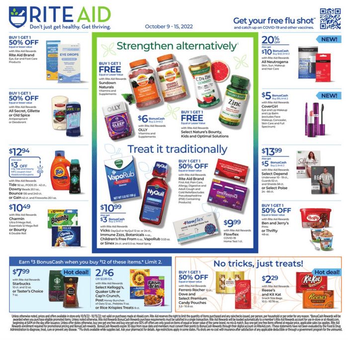 Rite Aid Weekly Ad Oct 09 – Oct 15, 2022 (Halloween Promotion Included)