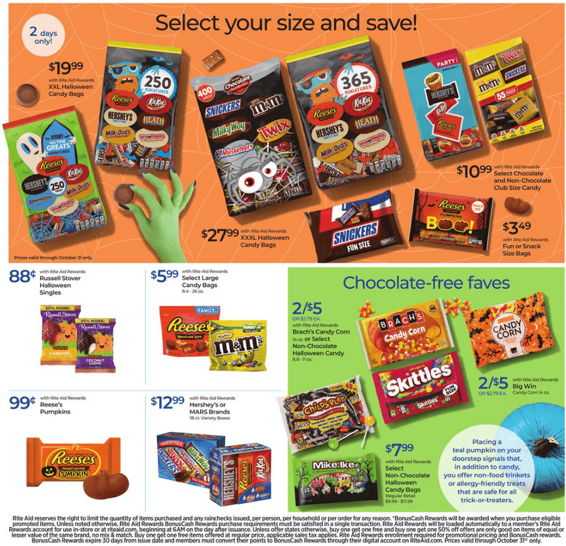 Rite Aid Weekly Ad Oct 30 – Nov 05, 2022 (Halloween Promotion Included)